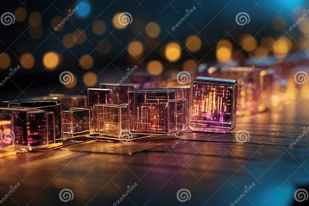 Digital Pixelated or Bit Patterns Symbolizing Data and Communication ...