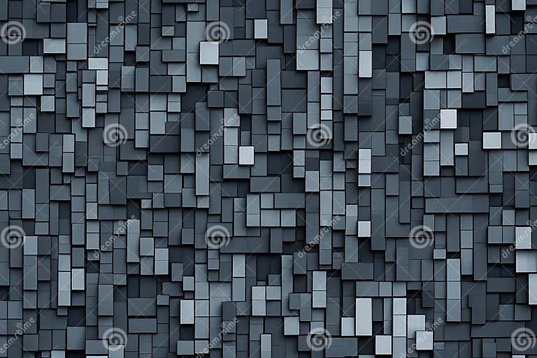 Digital Pixelated or Bit Patterns Symbolizing Data and Communication ...