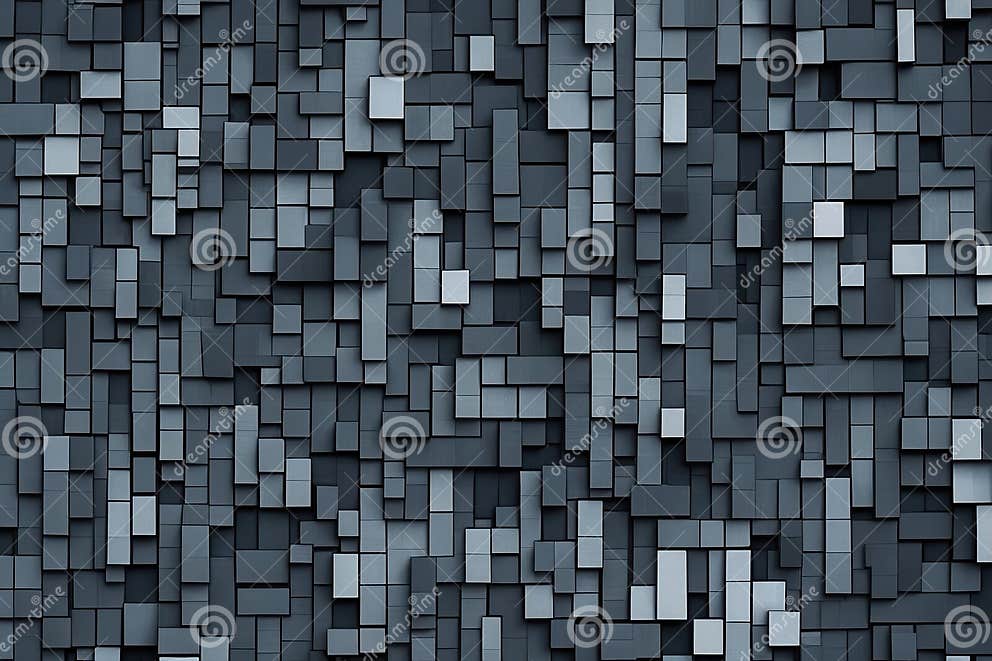 Digital Pixelated or Bit Patterns Symbolizing Data and Communication ...