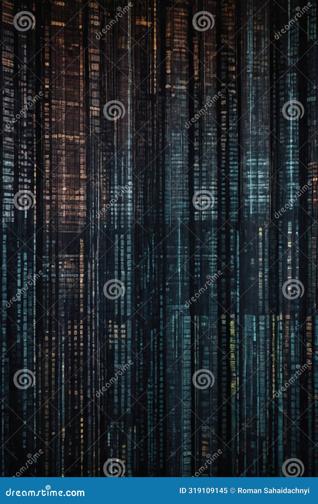 Digital Pixelated or Bit Patterns Symbolizing Data and Communication ...