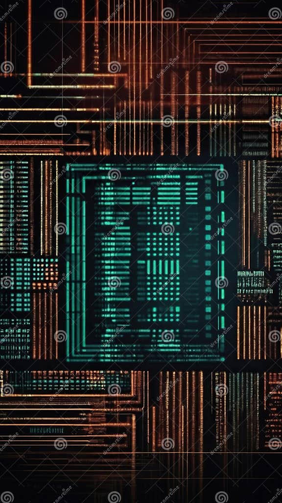 Digital Pixelated or Bit Patterns Symbolizing Data and Communication ...