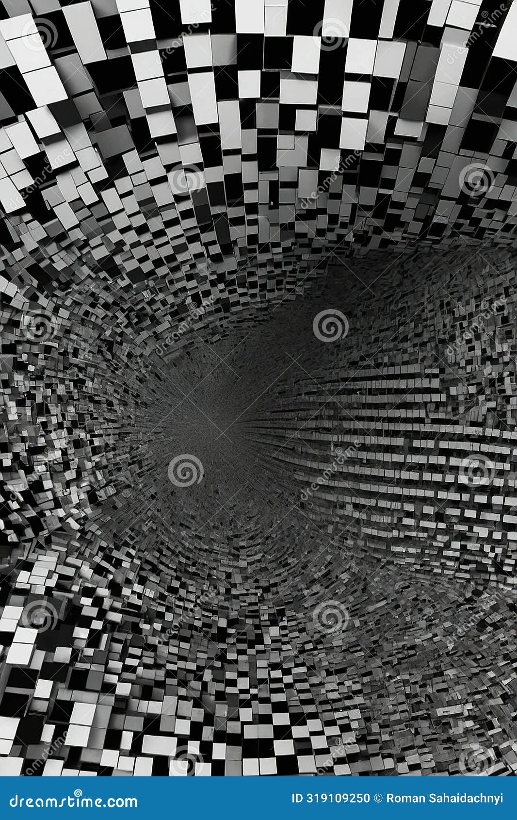 Digital Pixelated or Bit Patterns Symbolizing Data and Communication ...