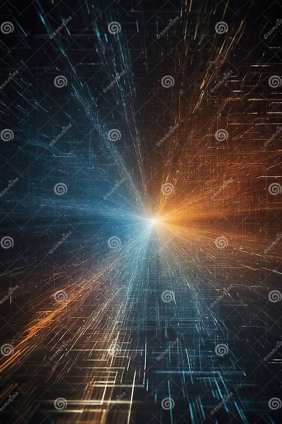 Digital Pixelated or Bit Patterns Symbolizing Data and Communication ...