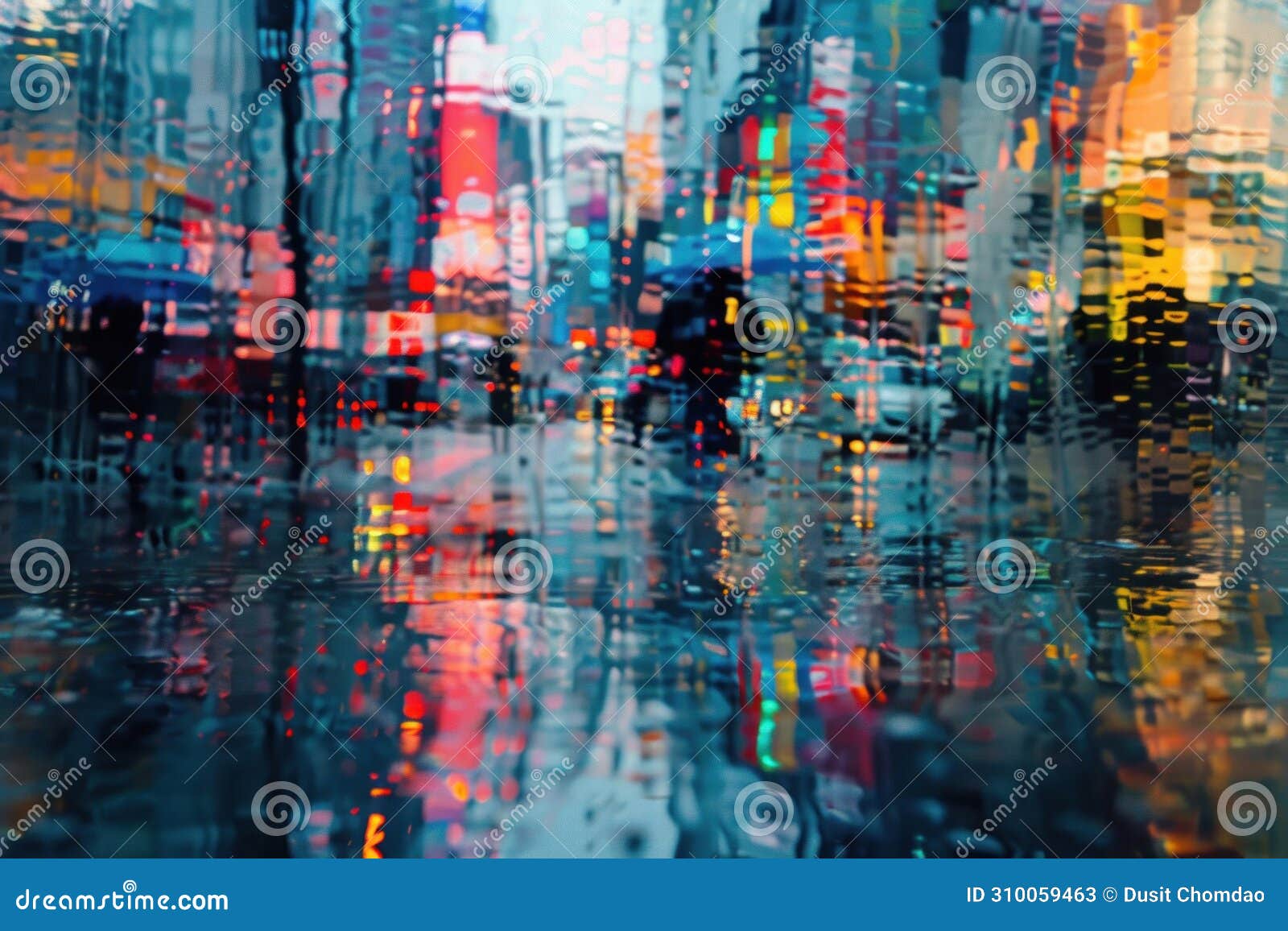 Digital Pixelation Abstract Effect on a Modern Background. Generative ...