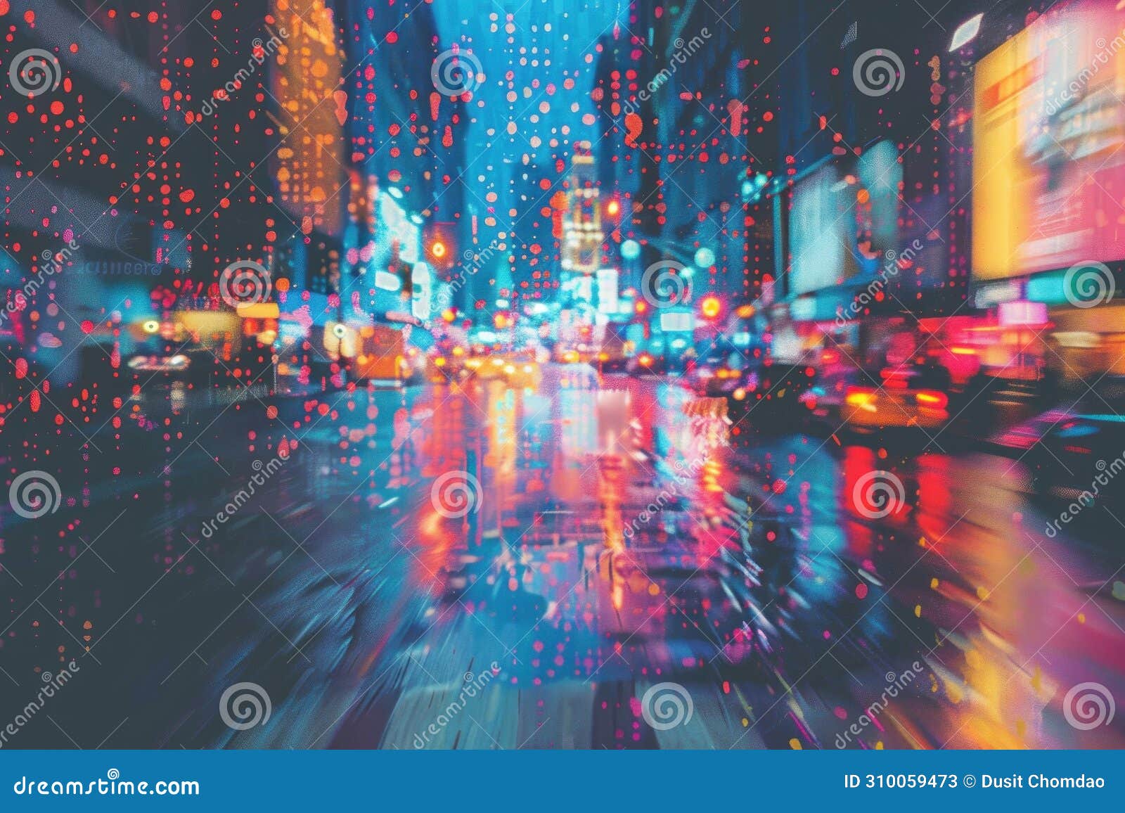 Digital Pixelation Abstract Effect on a Modern Background. Generative ...