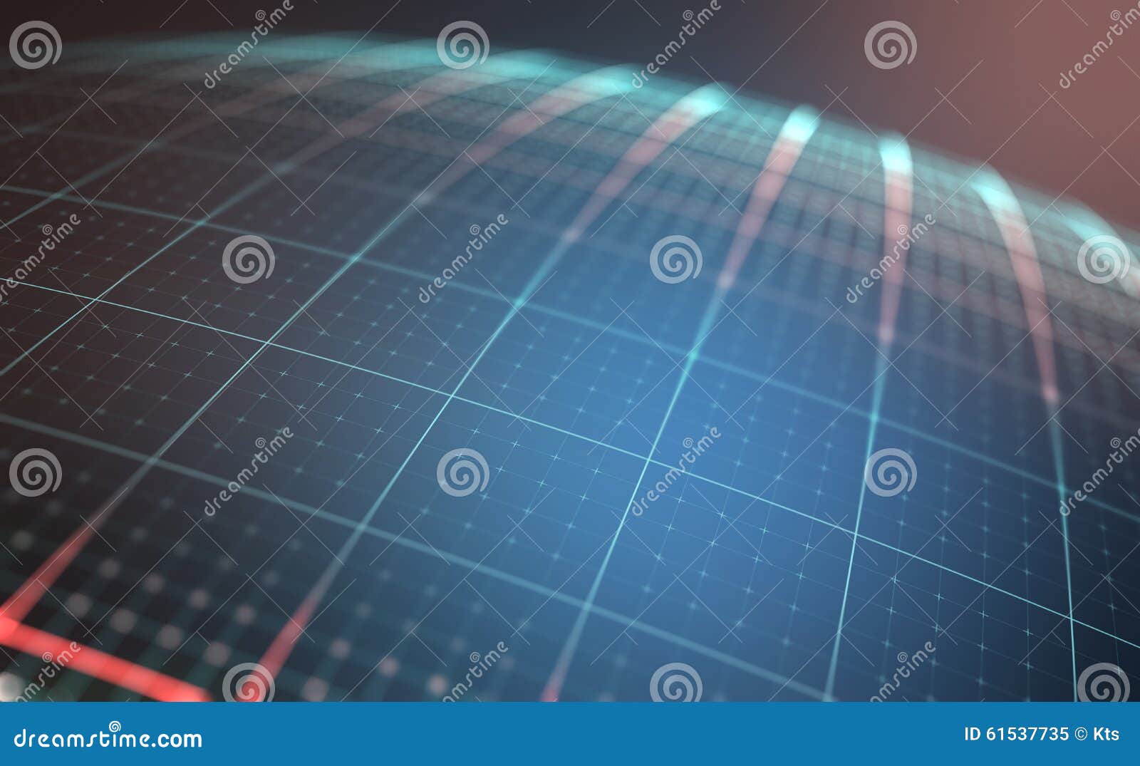 Digital Planet stock image. Image of bokeh, technology - 61537735