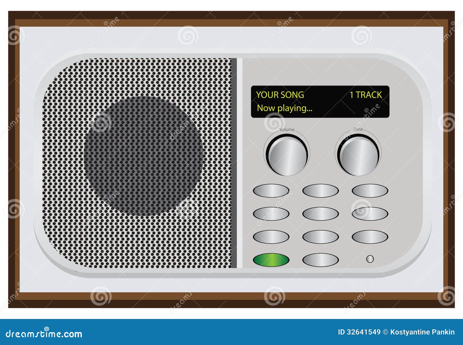 Digital player CD discs stock vector. Illustration of modern - 32641549