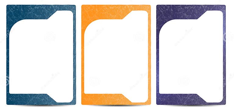 Digital Player Trading Card Frame Border Template Design Flyer Stock ...