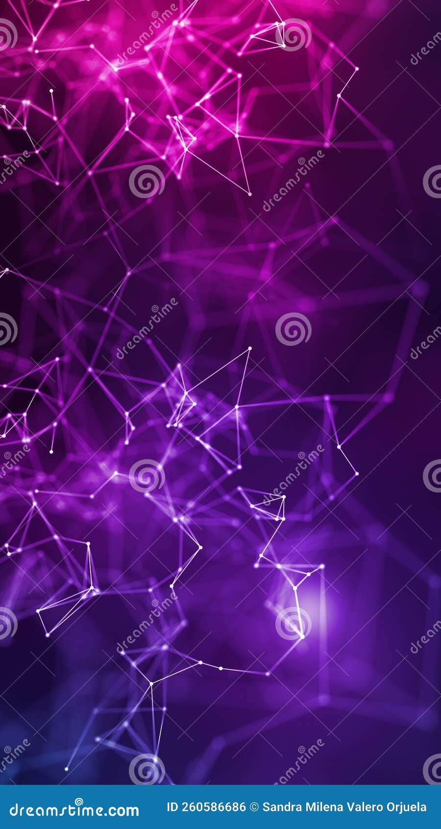 Digital Plexus Background, Abstract Geometric Background of Connection ...