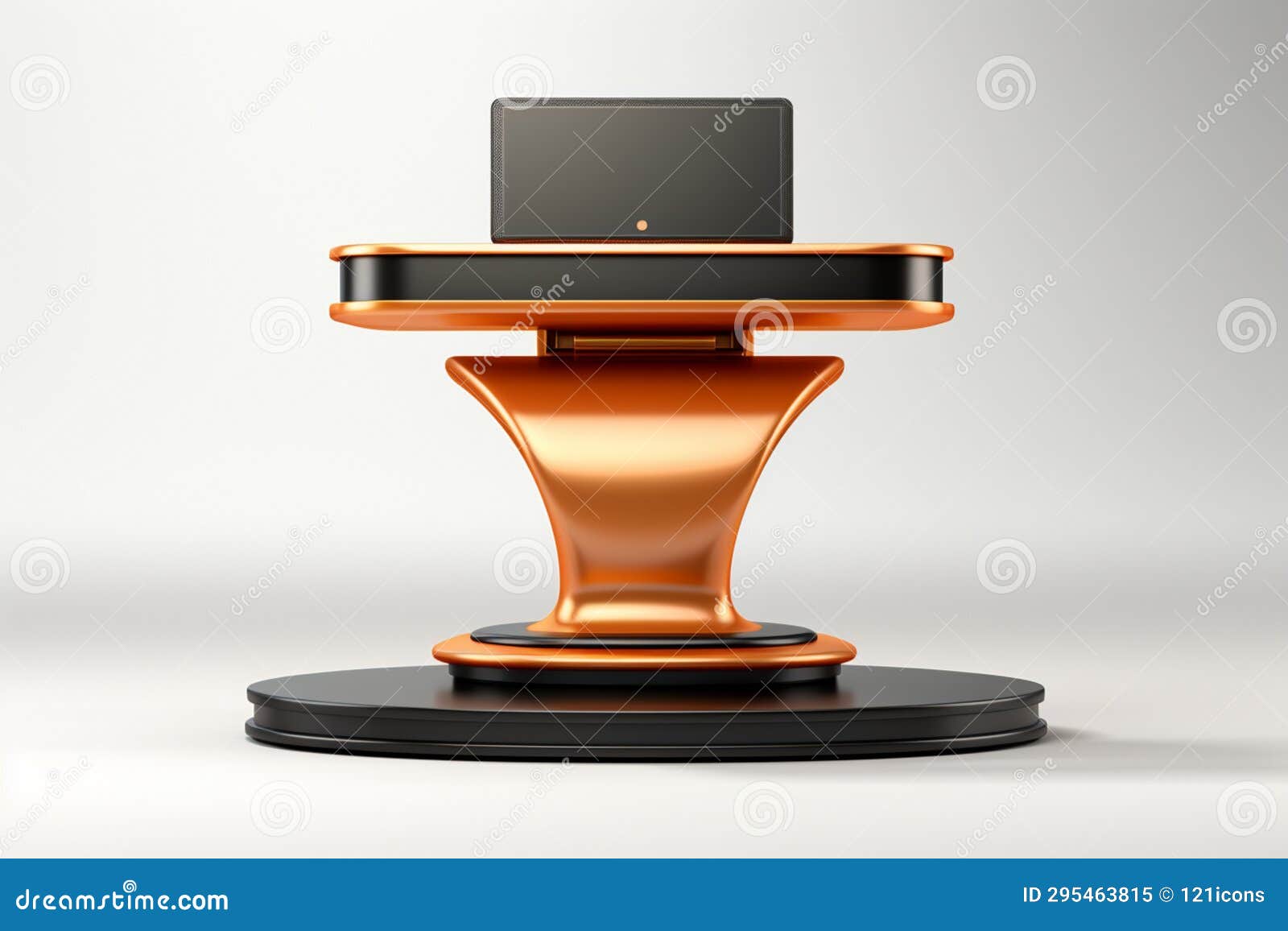 Digital Podium Isolated Cartoon Vector Illustrations. | CartoonDealer ...