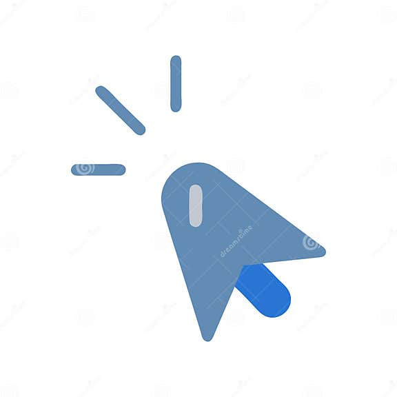 Digital Pointer Icon for User Interface Stock Vector - Illustration of ...