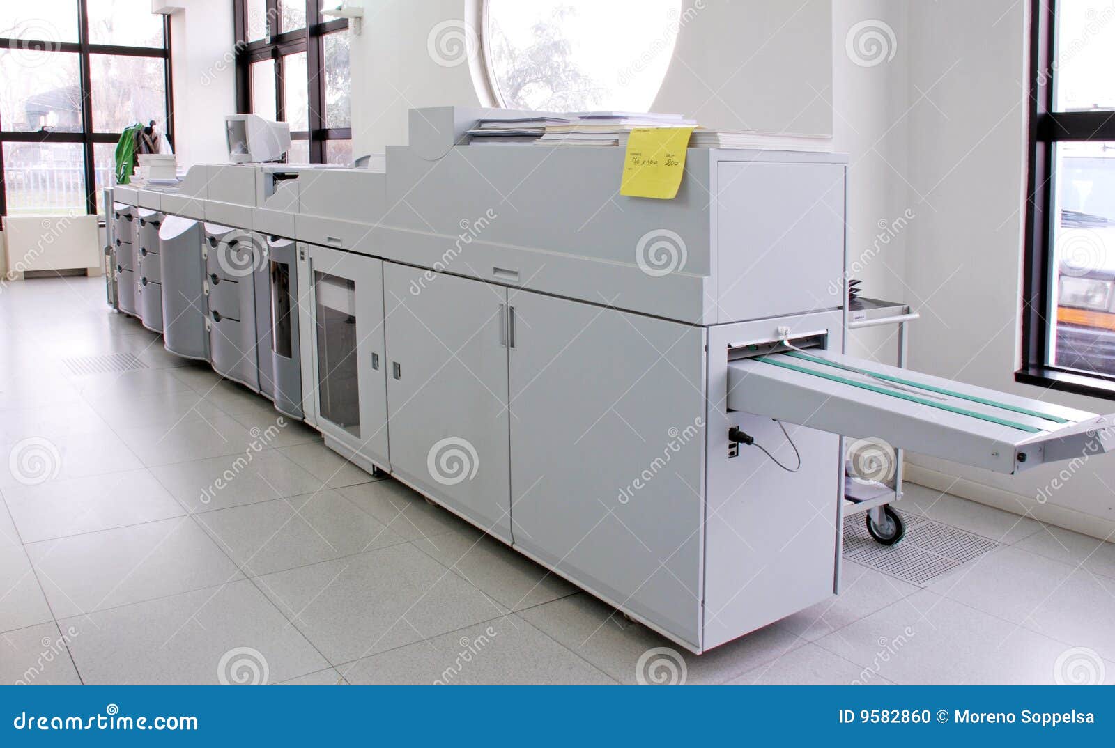 Digital press printing stock photo. Image of media, arts - 9582860