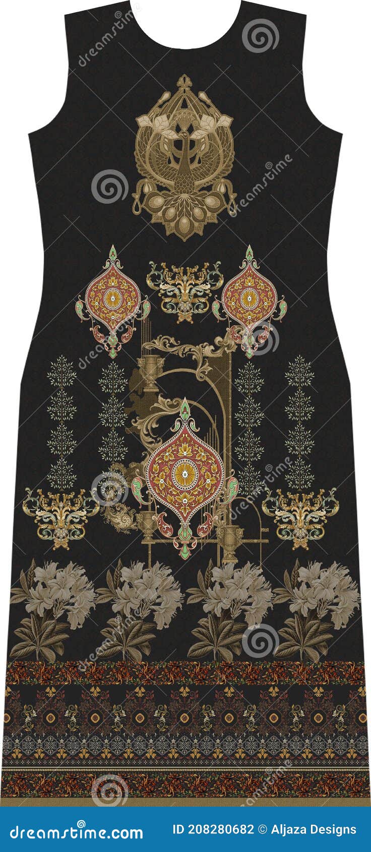 Digital Print Designs for Ladies Shirt Back New Stock Photo - Image of ...