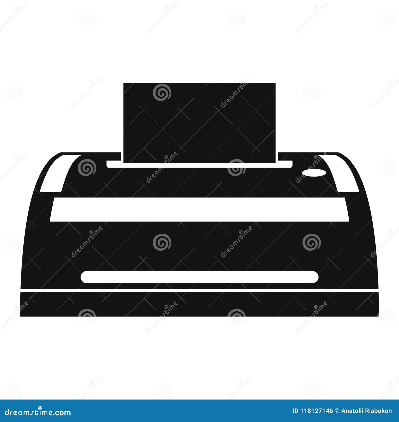 Digital Printer Icon, Simple Style Stock Vector - Illustration of laser ...
