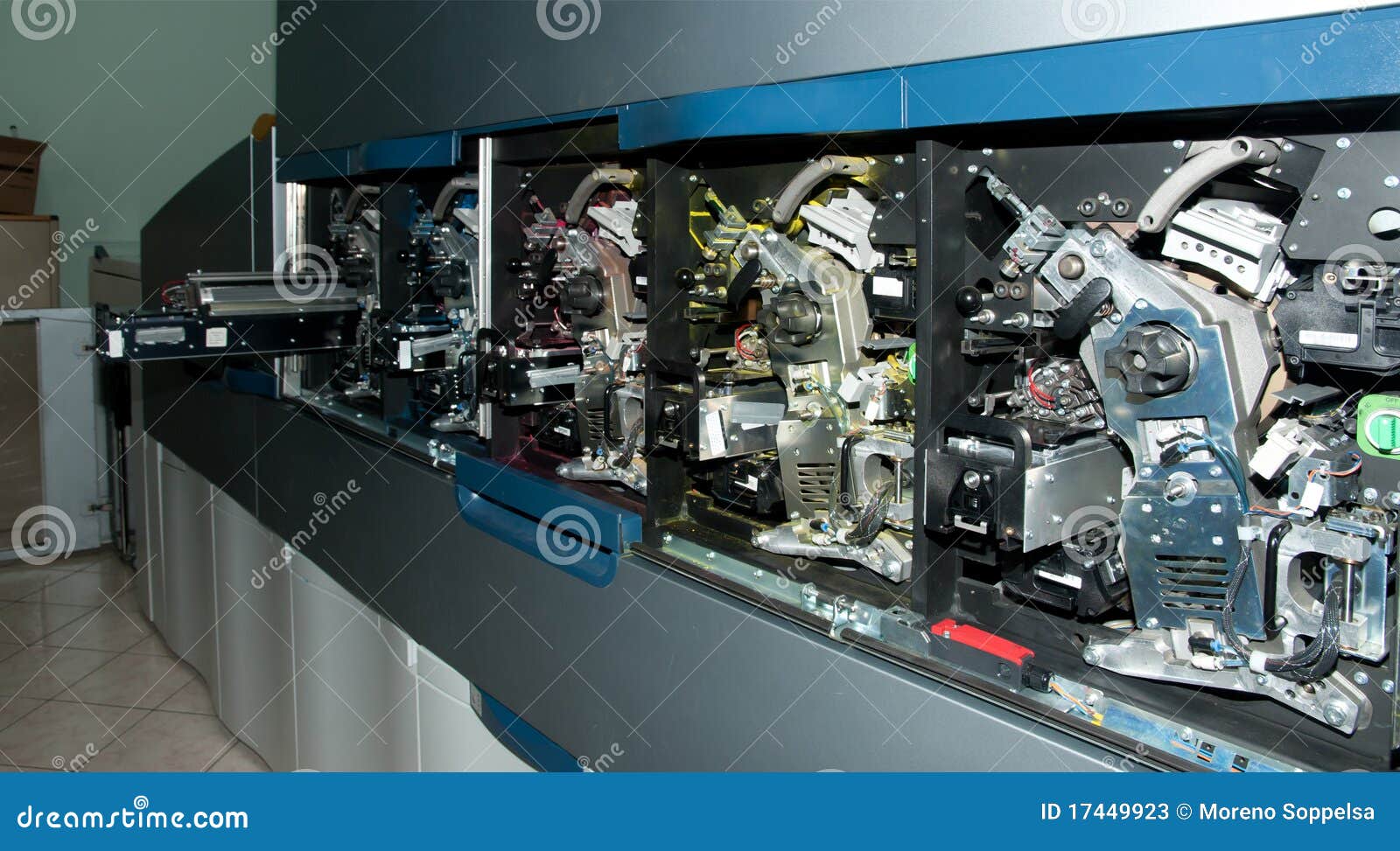 Digital Printer - Printing Machine Stock Image - Image of applications ...