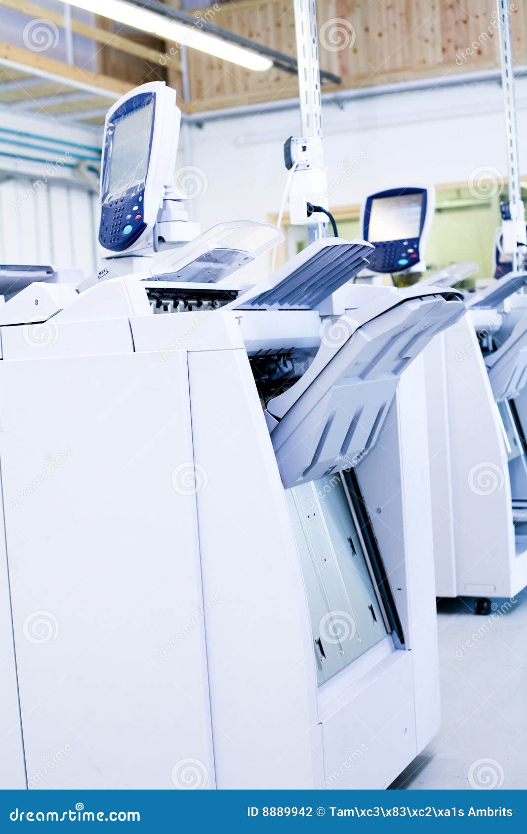 Digital printing machines stock photo. Image of digital - 8889942