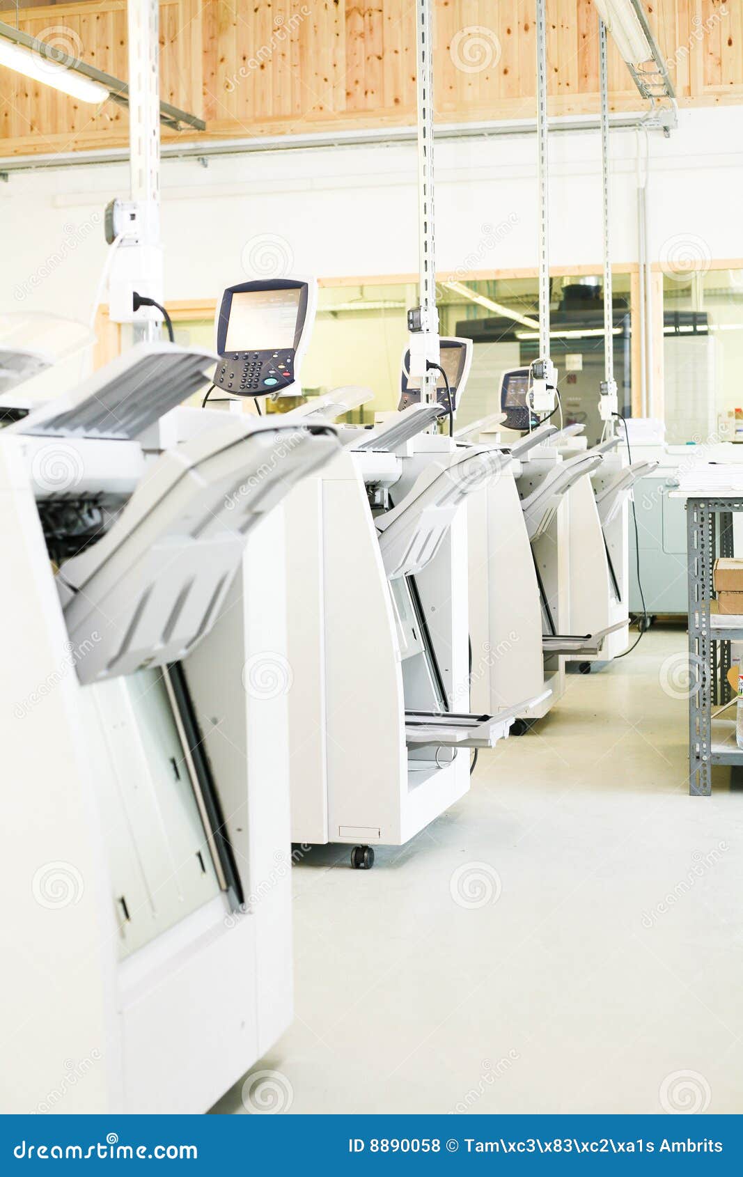 Digital printing machines stock photo. Image of magazine - 8890058
