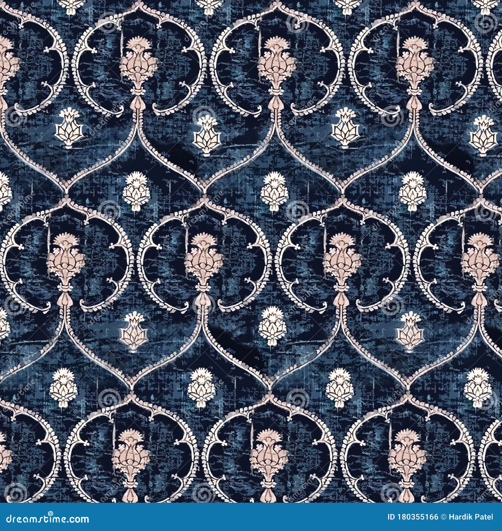 Digital Printing Textile Pattern Stock Photo - Image of ornate, digital ...