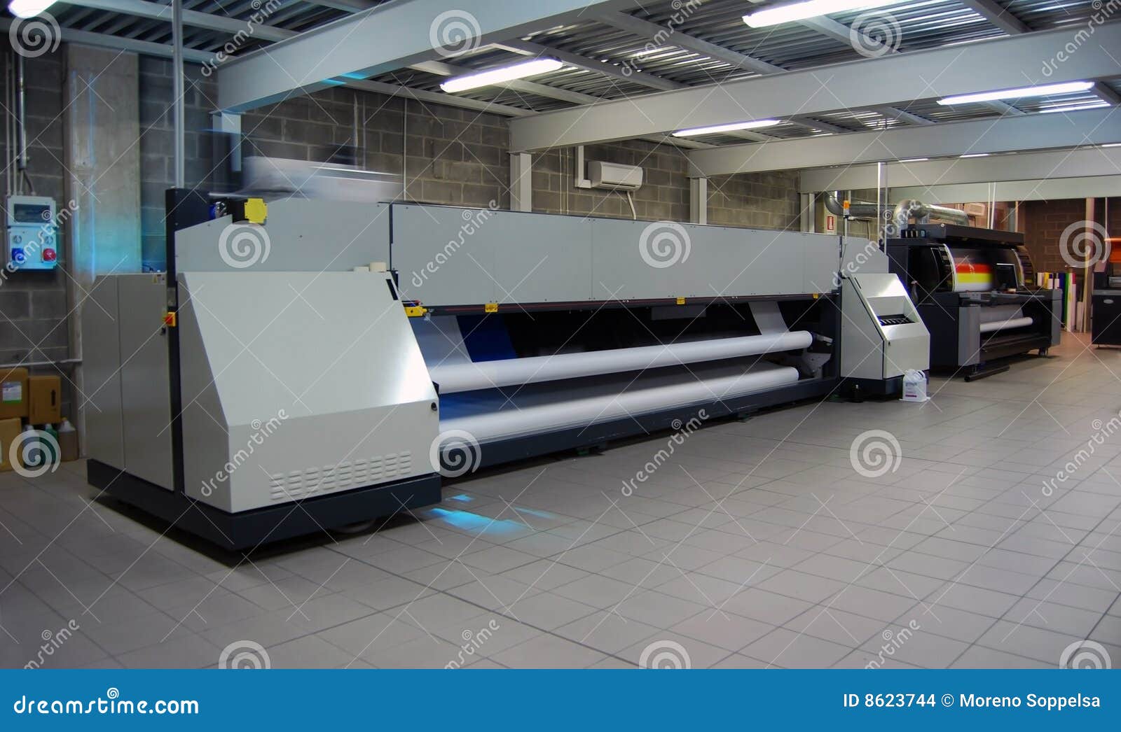 Digital Printing - Wide Format Stock Photo - Image of printers, plastic ...