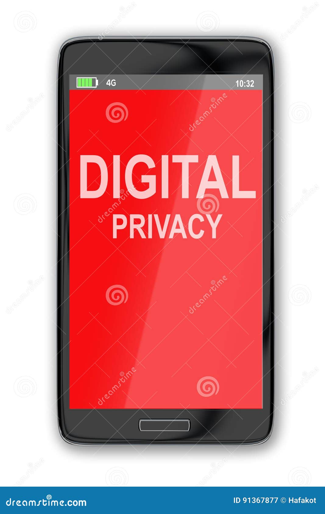 Digital Privacy concept stock illustration. Illustration of property ...