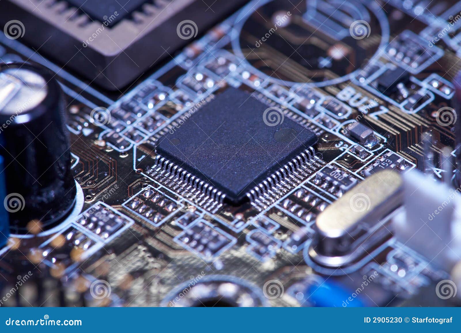 Digital processor stock photo. Image of electro, processing - 2905230