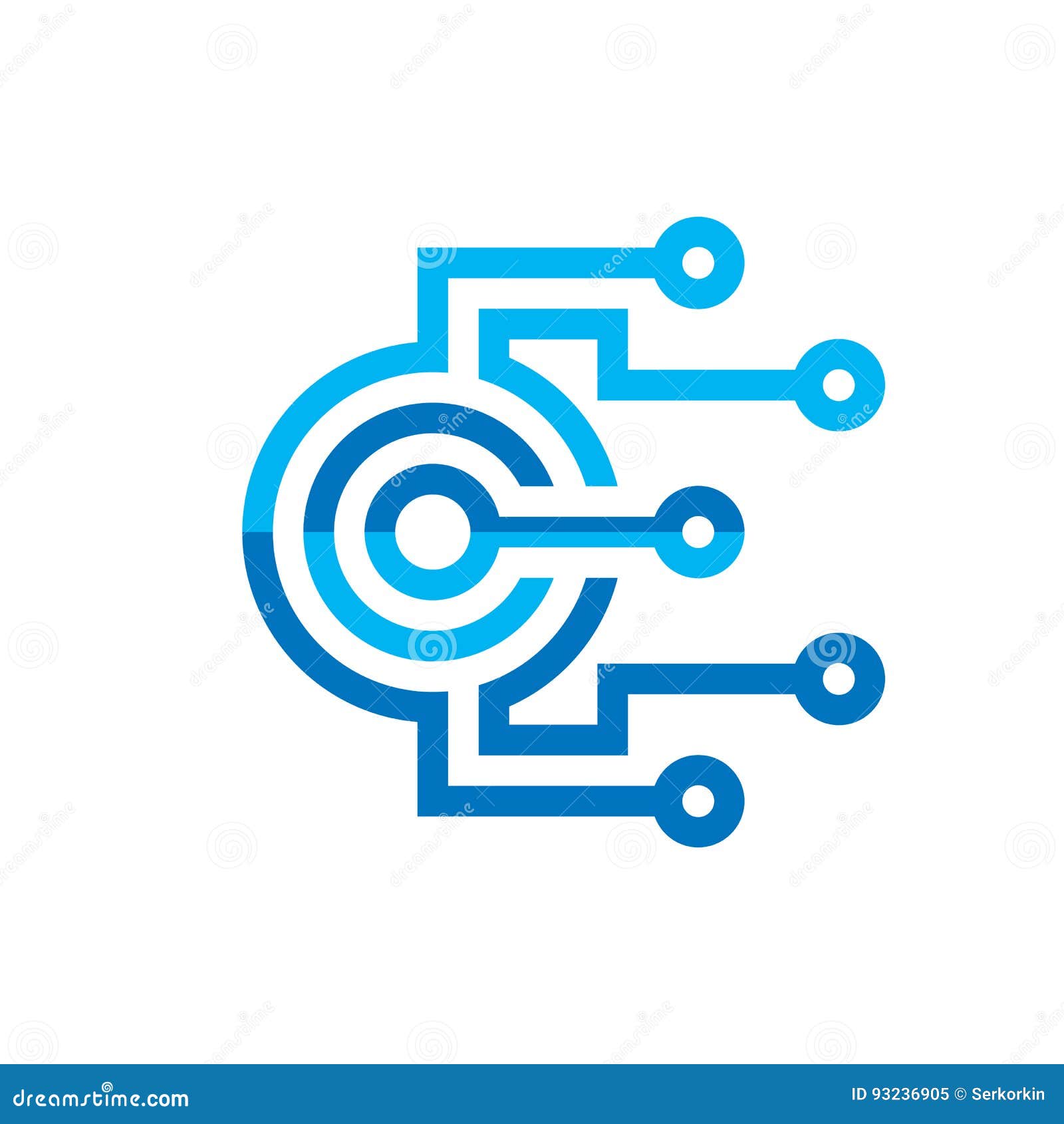 Digital Processor CPU - Vector Logo Template for Corporate Identity ... Digital Processor CPU - Vector Logo Template for Corporate Identity ...