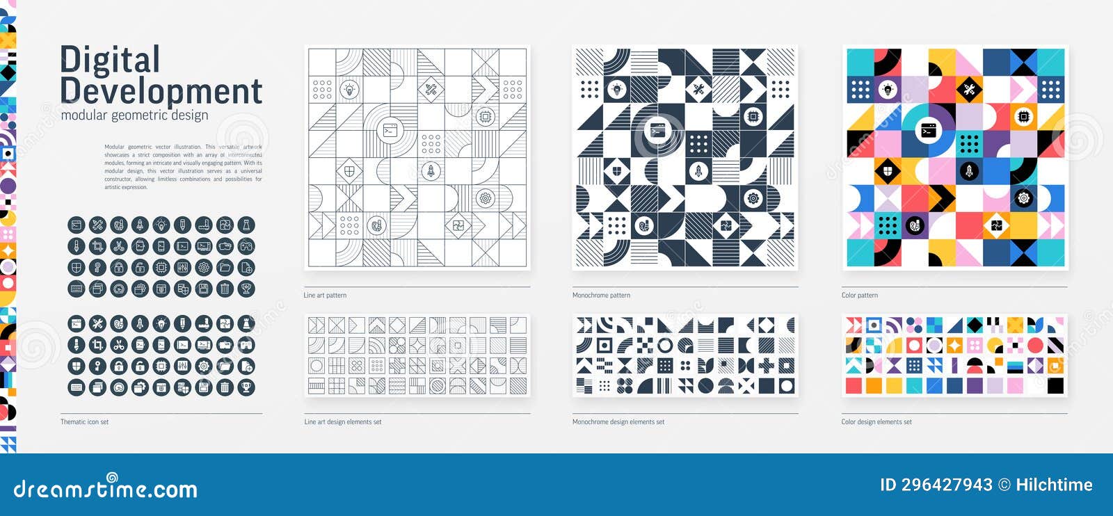 Modular Geometric Letters, Bold Blocky Font, Futuristic Minimalistic ...