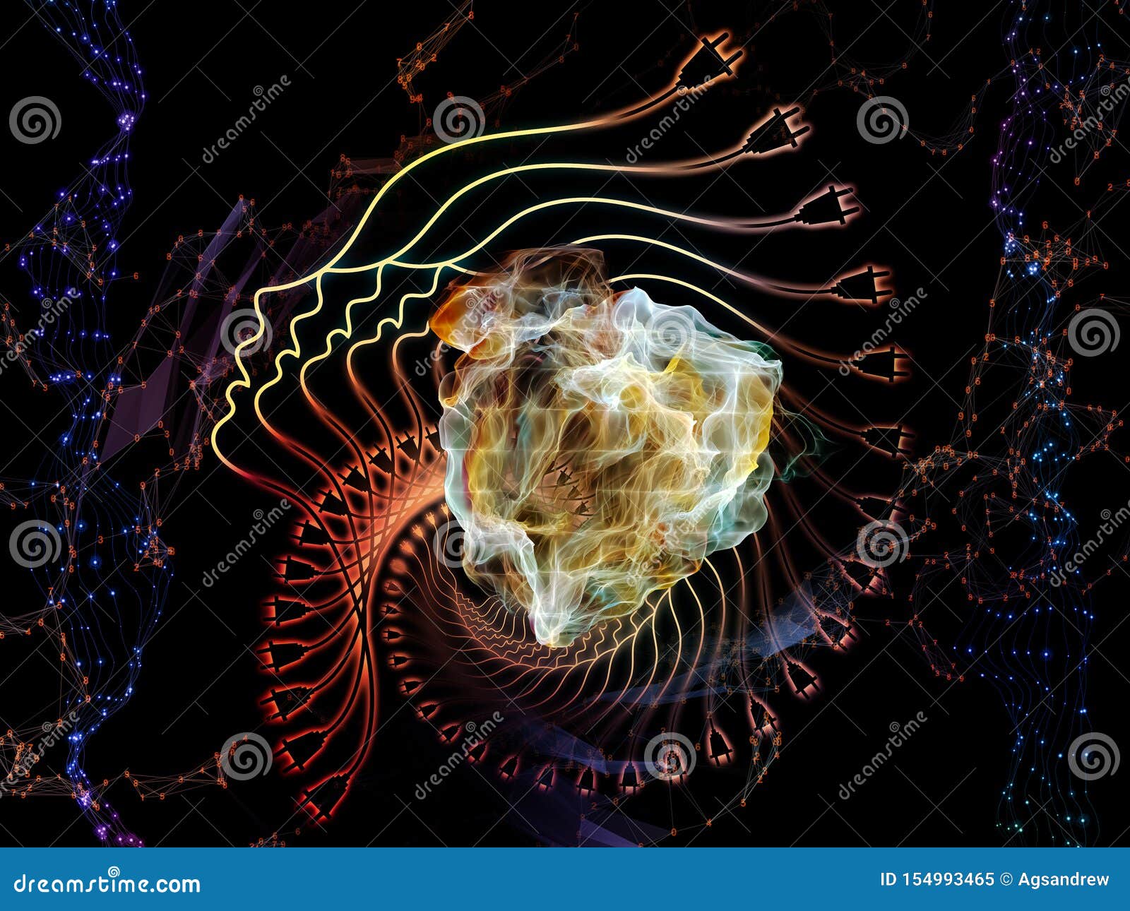 Digital Profiles stock illustration. Illustration of social - 154993465