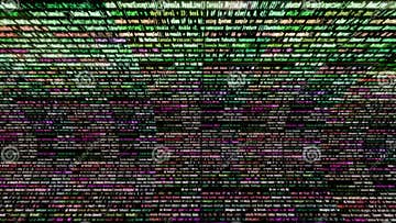 Digital Program Code Written Automatically by the Artificial Intelligence. Animation Stock Image ...