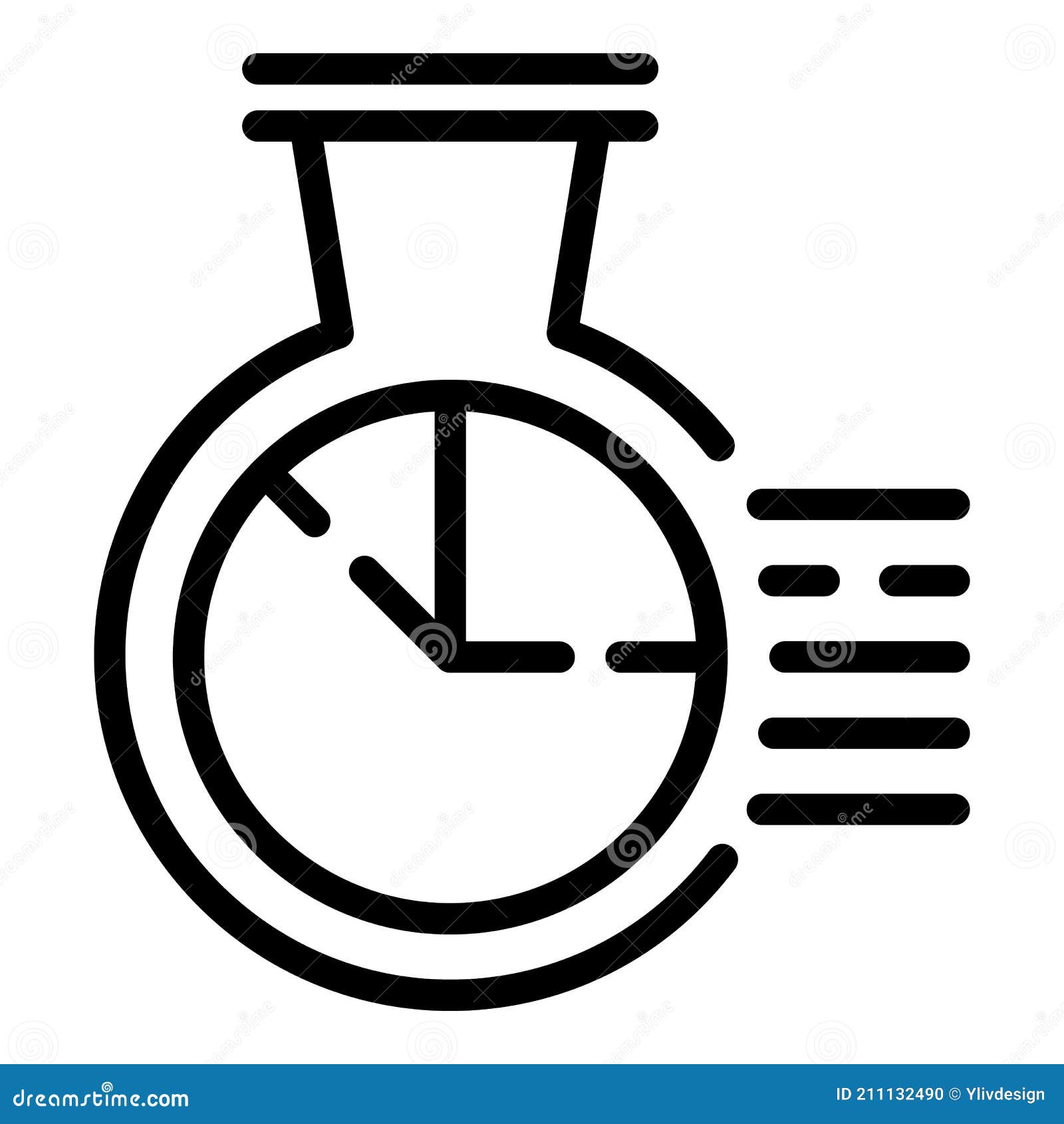 Digital Project Icon, Outline Style Stock Vector - Illustration of ...