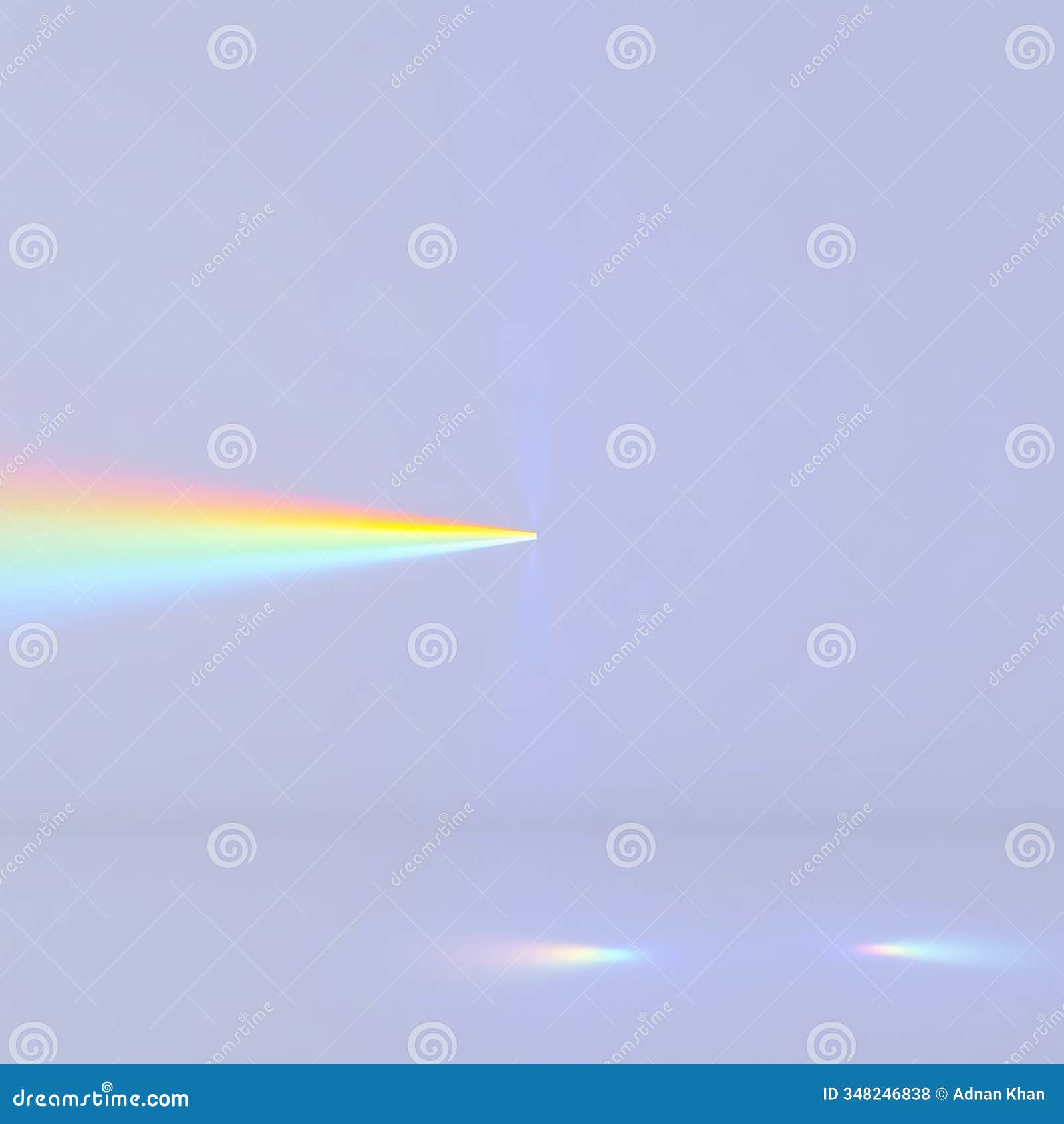 A Digital Projection of a Light Spectrum Passing through a Prism ...