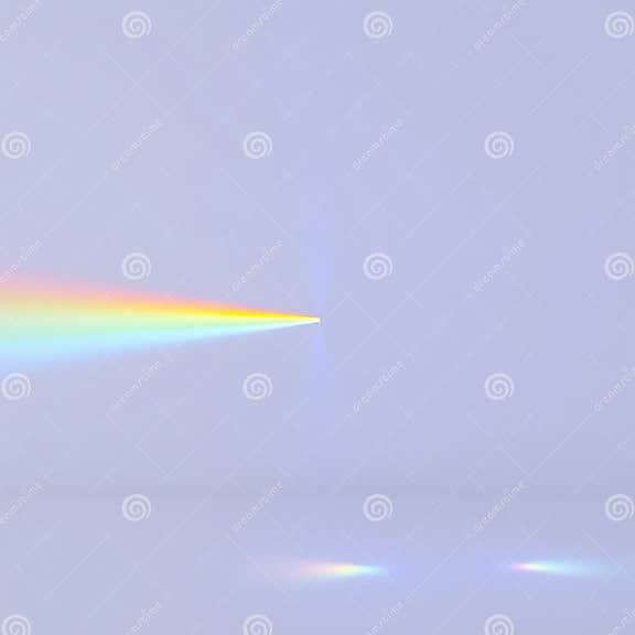 A Digital Projection of a Light Spectrum Passing through a Prism ...