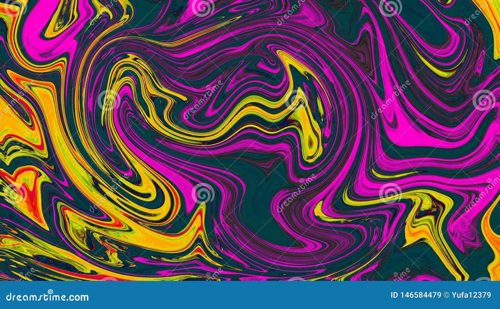 Digital Proton Color Abstract Background with Liquify Flow. Design ...