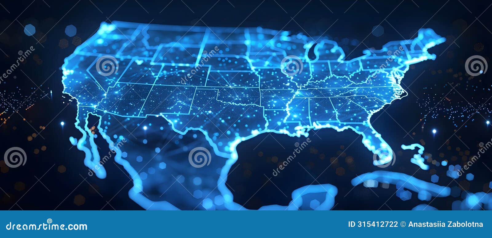 Concept Technology Trends, Data Visualization, Digital Pulse of America ...