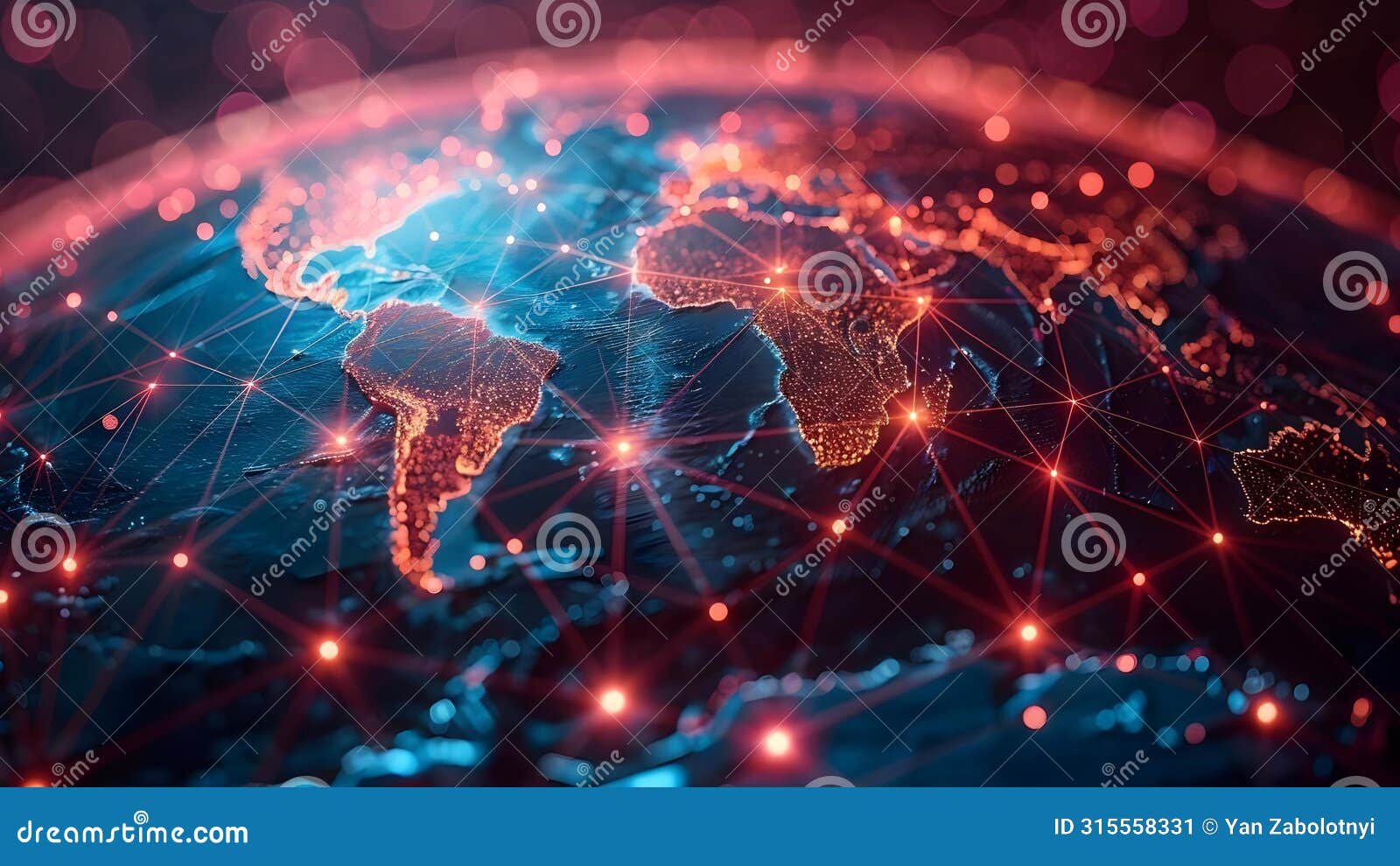 Digital Pulse of a Connected World. Concept Technology Trends, Internet ...