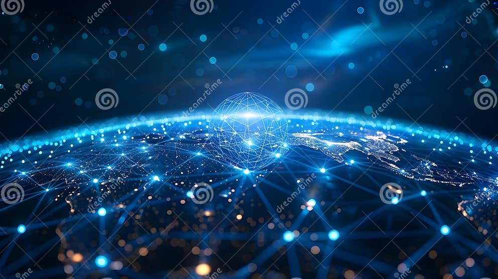 Digital Pulse: Earth S Network of Connectivity. Concept Tech ...