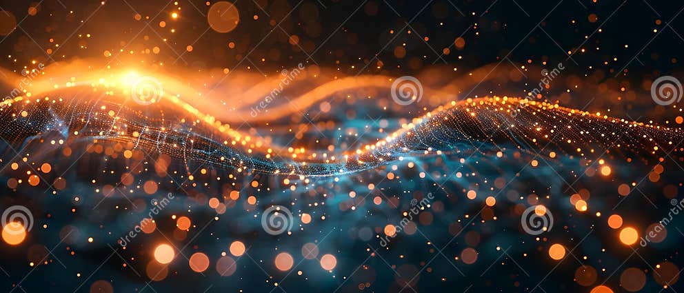 Digital Pulse: Network Waves in Synth Harmony. Concept Technology ...