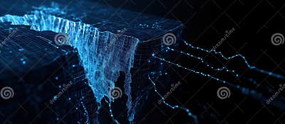 Digital Pulse Visualizing Earthquakes Shockwave, Showcasing Energy Flow ...