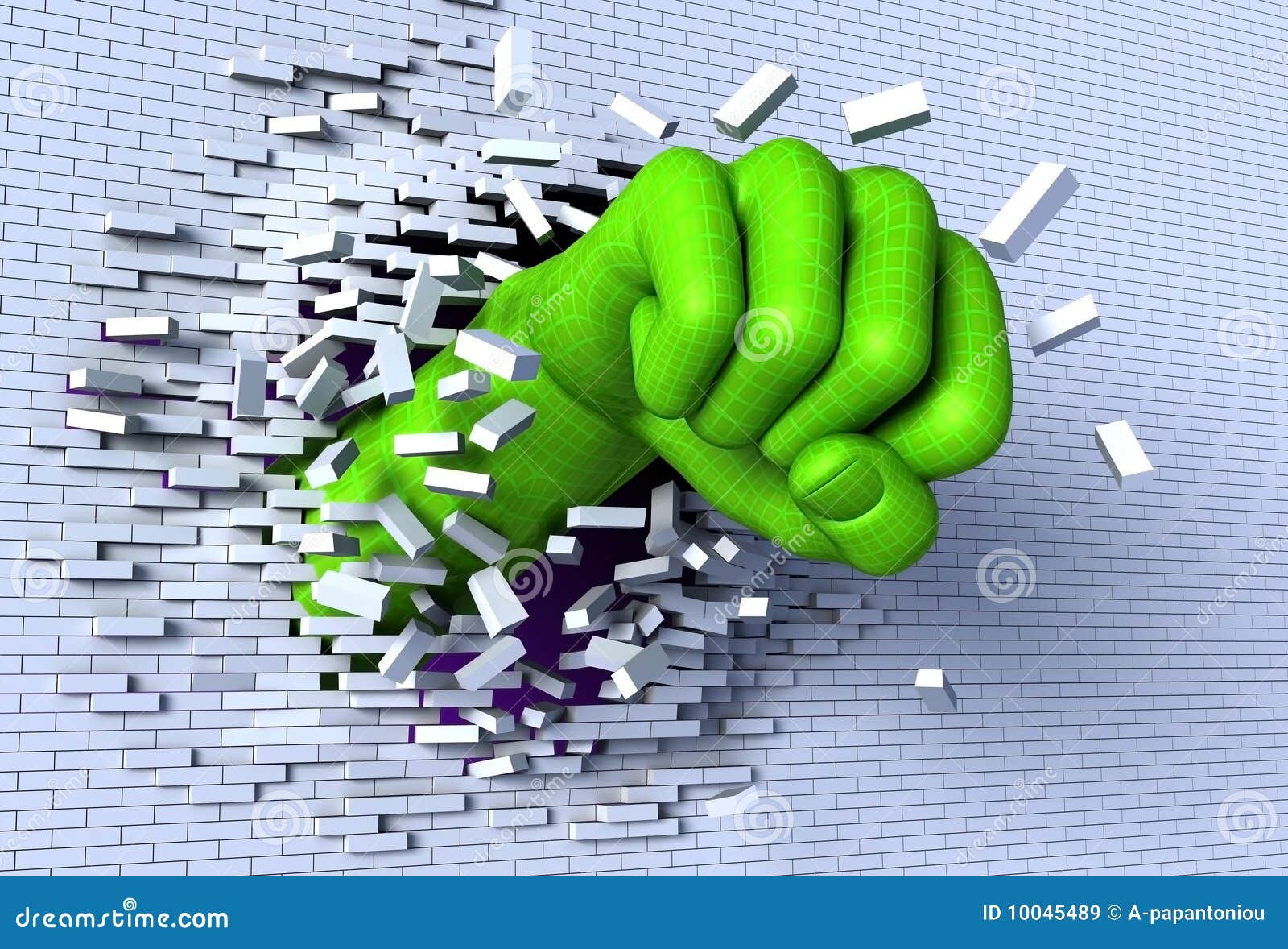 Punch Through Brick Wall