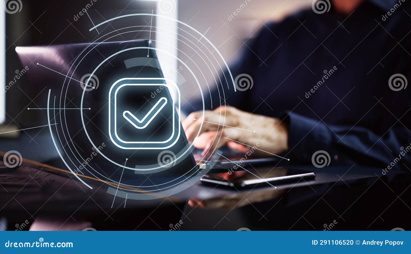 Digital Quality Standard Software and Procedure Stock Photo - Image of ...