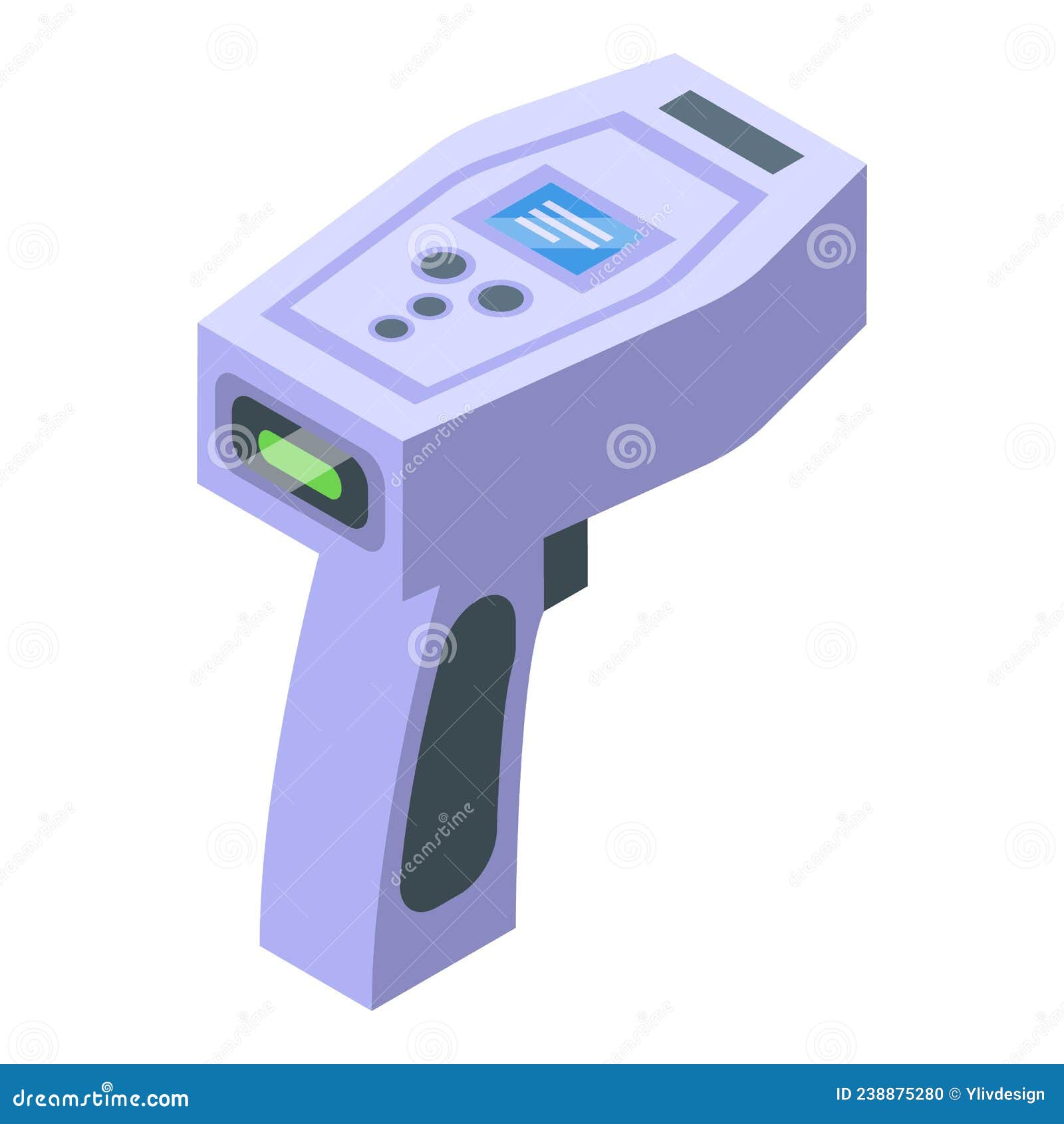 Digital Radar Gun Icon Isometric Vector. Speed Camera Stock Vector ...