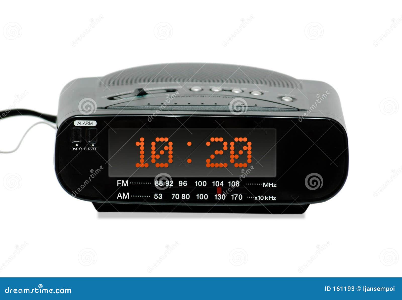 Digital Clock Front View Isolated Stock Photos - Free & Royalty-Free ...