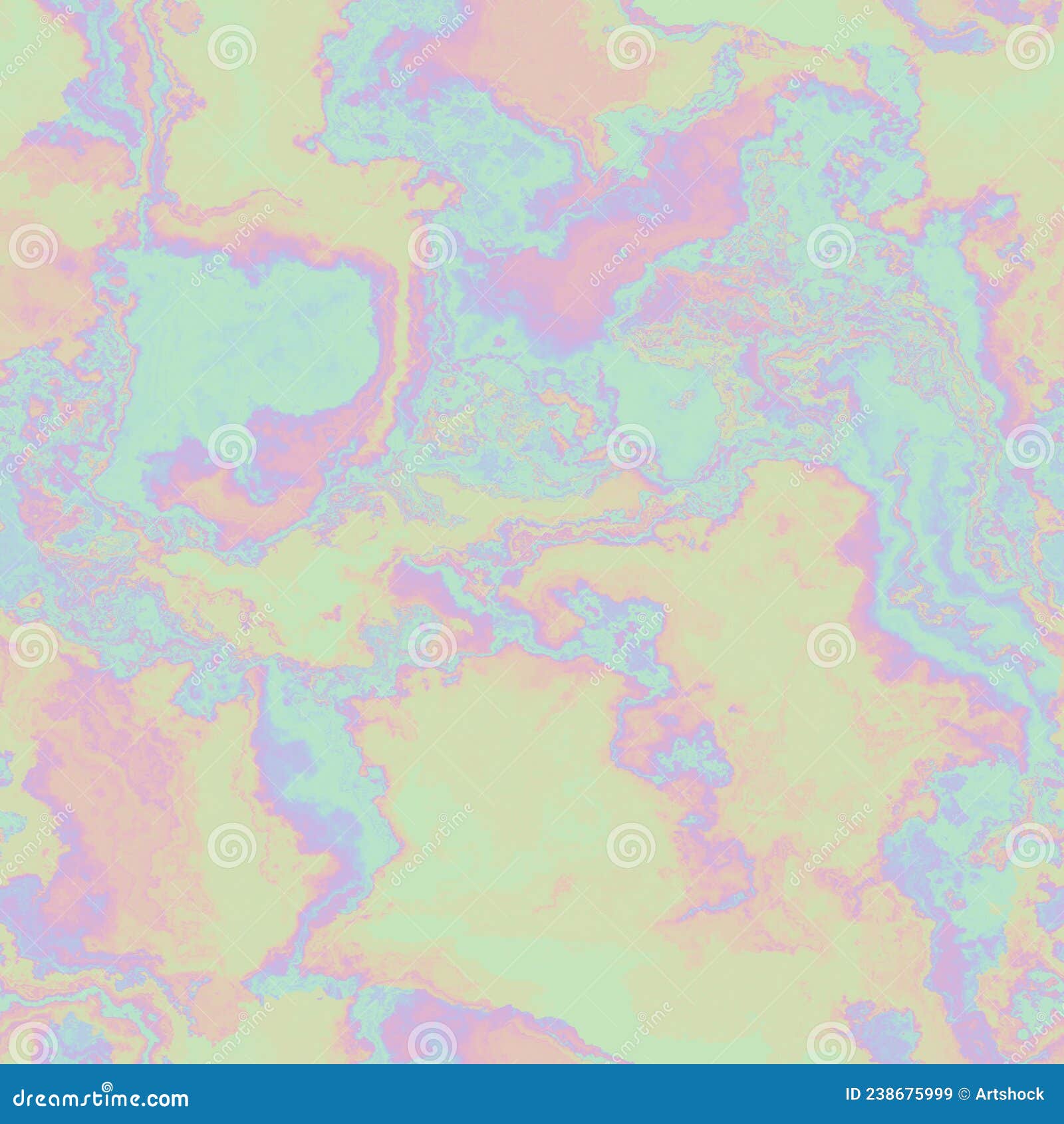 Digital Rainbow Liquid Paint Stock Illustration - Illustration of ...