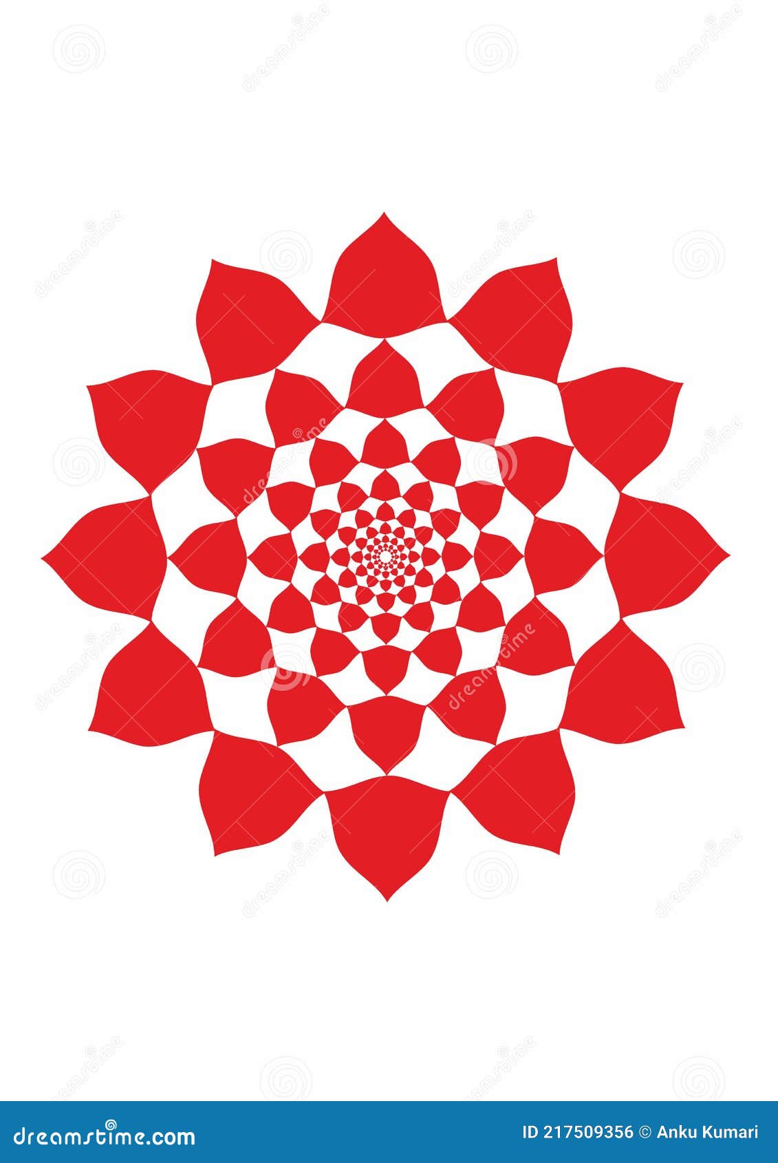 Digital rangoli design stock illustration. Illustration of plant ...