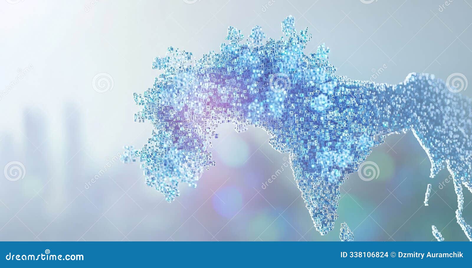 Digital Raster Microstructure Map of India in Three Dimensions Stock ...