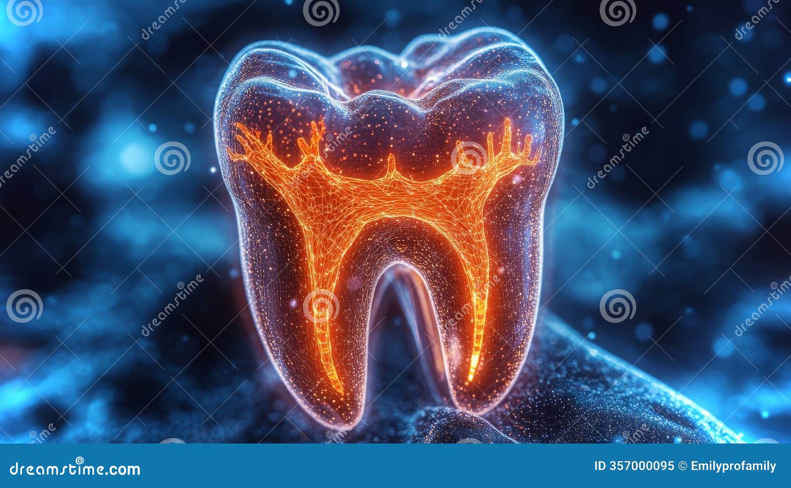 Digital X-ray Revealing Detailed Features of a Human Molar Using ...