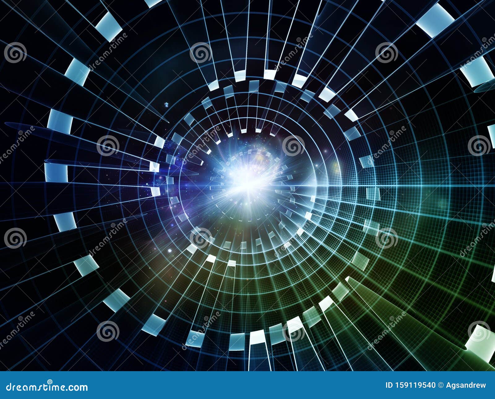 Digital Realm stock illustration. Illustration of background - 159119540