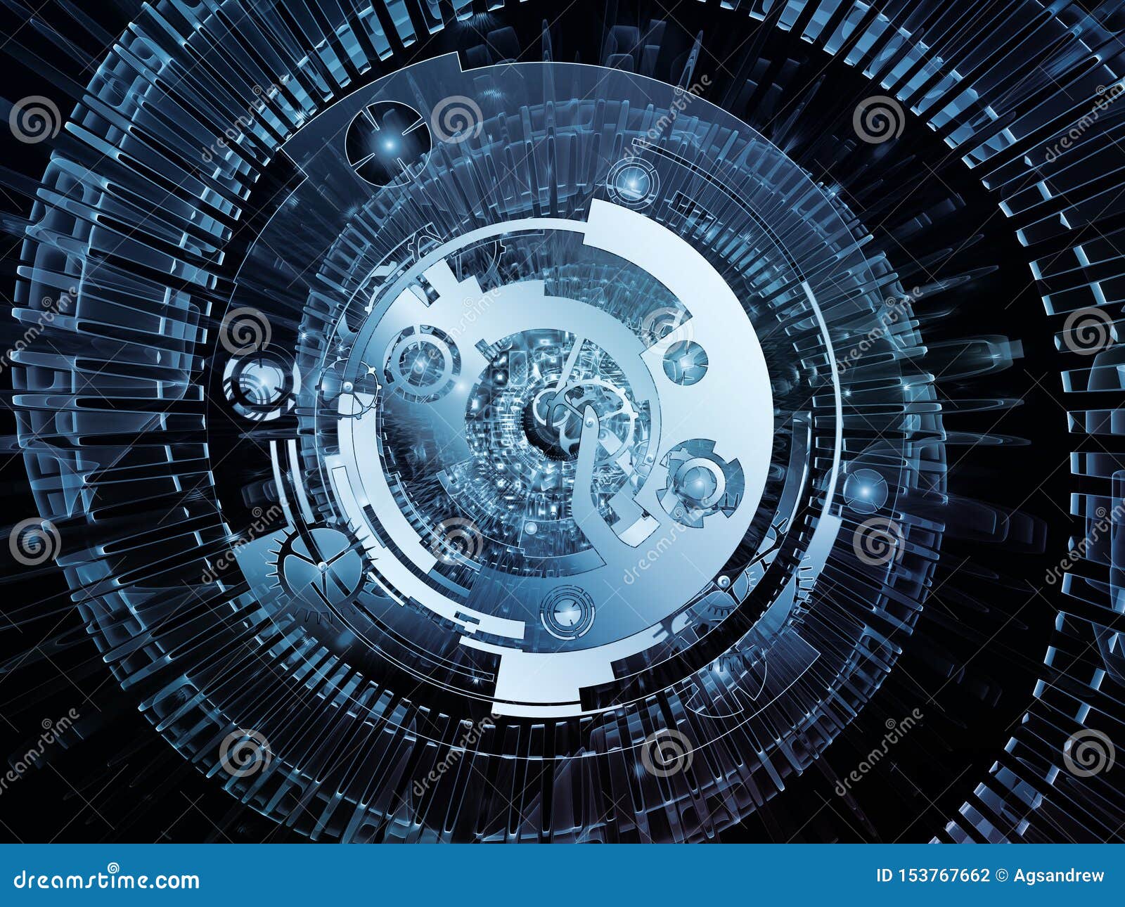 Digital Realm stock illustration. Illustration of math - 153767662