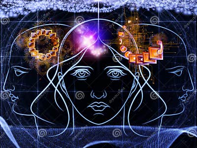 Digital reasoning stock illustration. Illustration of design - 23810635