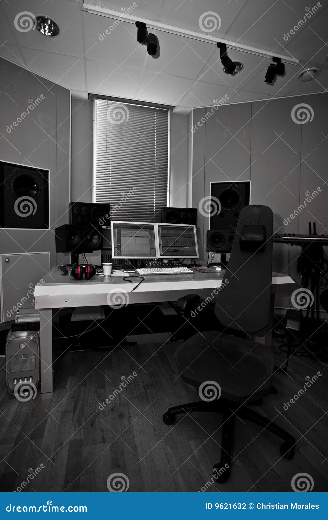 Digital recording studio stock photo. Image of mixing - 9621632